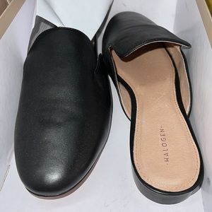 Halogen | Shoes | Halogen Leather Mules 85 New | Poshmark